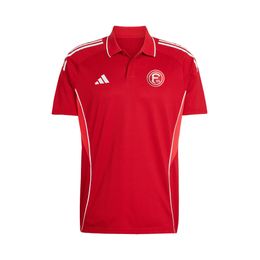 adidas Performance Funktionsshirt 'Fortuna D&uuml;sseldorf Polo' Herren Gr&ouml;&szlig;e S rot / wei&szlig;