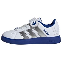adidas Sportswear Sportschuh 'Adidas x Star Wars Grand Court 2.0' Jungen Gr&ouml;&szlig;e 32 kobaltblau / silber / wei&szlig;