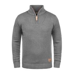 !Solid Strickpullover 'Petro' Herren Gr&ouml;&szlig;e S grau