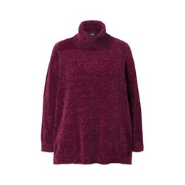 Ulla Popken Pullover Damen Gr&ouml;&szlig;e 4XL/5XL weinrot