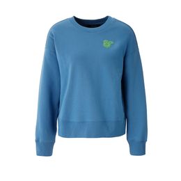 Aniston Casual Sweatshirt Damen Gr&ouml;&szlig;e XXL blau / hellgr&uuml;n