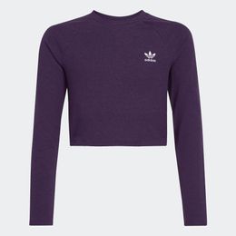 adidas originals Shirt M&auml;dchen Gr&ouml;&szlig;e 128 dunkellila / wei&szlig;