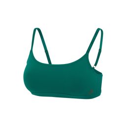 adidas Sportswear Bustier ' Scoop Bralette - Sport Active Micro Body Fit ' Damen Gr&ouml;&szlig;e 75 dunkelgr&uuml;n