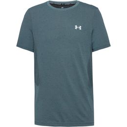 Under Armour Funktionsshirt 'Vanish Seamless' Herren Gr&ouml;&szlig;e S petrol / wei&szlig;