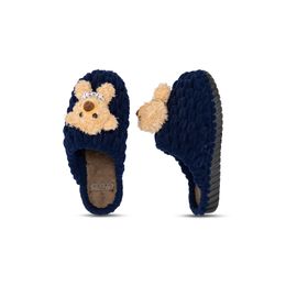 Uzurii Luxury Footwear Hausschuh 'Boo Boo' Damen Gr&ouml;&szlig;e 43.5 marine