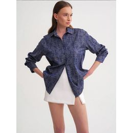 Mixray Bluse Damen Gr&ouml;&szlig;e L navy / indigo