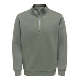 Only & Sons Only & Sons Sweatshirt 'Connor' Herren Gr&ouml;&szlig;e M hellgr&uuml;n