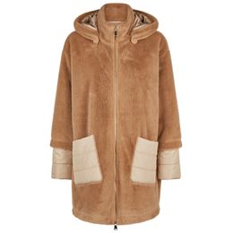 WHITE LABEL Jacke Damen Gr&ouml;&szlig;e 4XL beige / cognac