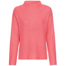 Camel Active Strickpullover mit Rollkragen Damen Gr&ouml;&szlig;e L pink