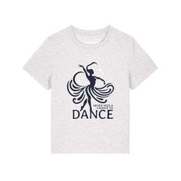 Watapparel T-Shirt 'Chance to dance' Damen Gr&ouml;&szlig;e XXL grau / schwarz / wei&szlig;meliert