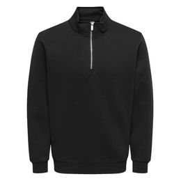 Only & Sons Only & Sons Sweatshirt 'Connor' Herren Gr&ouml;&szlig;e S schwarz