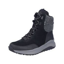 Rieker Schn&uuml;rstiefelette 'Z0926' Damen Gr&ouml;&szlig;e 43 grau / schwarz Winterschuhe