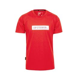 Spitzbub T-Shirt 'Udo' Herren Gr&ouml;&szlig;e M rot / wei&szlig;