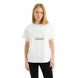 Home Store T-Shirt Damen Gr&ouml;&szlig;e L/XL schwarz / wei&szlig;