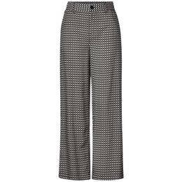 Street One Hose Damen Gr&ouml;&szlig;e 44 beige / schwarz