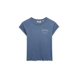 Superdry & Co T-Shirt 'Athletic Essentials Slub' Damen Gr&ouml;&szlig;e M blau