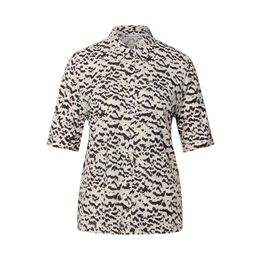 Street One Bluse Damen Gr&ouml;&szlig;e S creme / braun / wei&szlig;