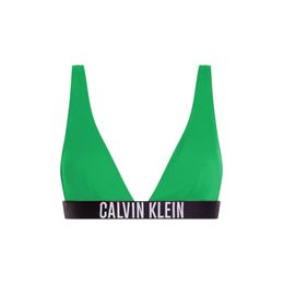 Calvin Klein Swimwear Bikinitop 'Intense Power' Damen Gr&ouml;&szlig;e 90 gr&uuml;n / schwarz / offwhite