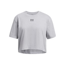 Under Armour Funktionsshirt 'Rival' M&auml;dchen Gr&ouml;&szlig;e 158/170 grau / schwarz