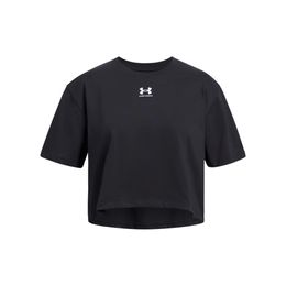 Under Armour Funktionsshirt 'Rival' M&auml;dchen Gr&ouml;&szlig;e 158/170 schwarz / wei&szlig;