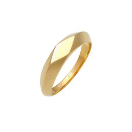 Elli Ring Siegelring, Pinky Ring Damen Gr&ouml;&szlig;e 48 gold