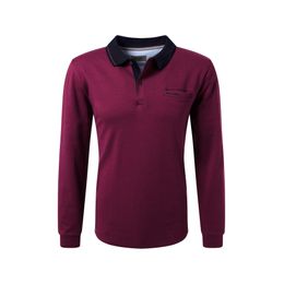 Pierre Cardin Poloshirt Herren Gr&ouml;&szlig;e S nachtblau / weinrot
