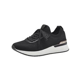 Tamaris Sneaker Damen Gr&ouml;&szlig;e 42 schwarz / silber