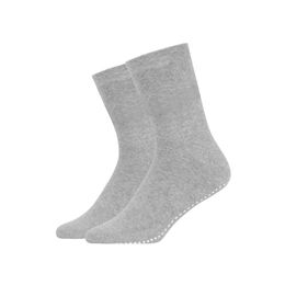 SNOCKS Socken Damen Gr&ouml;&szlig;e 43/46 grau / wei&szlig;