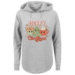 F4NT4STIC Sweatshirt 'Merry Christmas Cozy And Cute' Damen Gr&ouml;&szlig;e XS grau / mischfarben