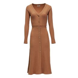 Salsa Jeans Kleid Damen Gr&ouml;&szlig;e 40 braun Winterkleid
