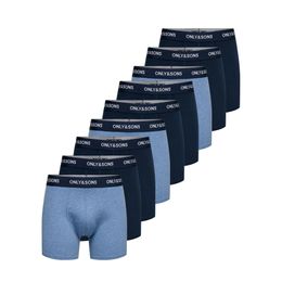 Only & Sons Only & Sons Boxershorts 'ONSFITZ SOLID BOXER' Herren Gr&ouml;&szlig;e M blau