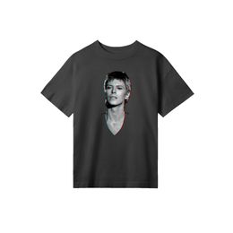 F4NT4STIC T-Shirt 'TV Times Pop Star ' Damen Gr&ouml;&szlig;e XS grau / schwarz