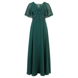 Vera Mont Abendkleid Damen Gr&ouml;&szlig;e 38 dunkelgr&uuml;n Winterkleid