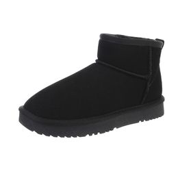 Ital-Design Boots Damen Gr&ouml;&szlig;e 38 schwarz Winterschuhe