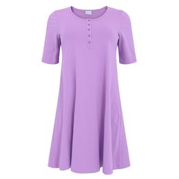 Yoek Kleid Damen Gr&ouml;&szlig;e 56/58 lila Winterkleid