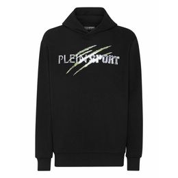 Plein Sport Sweatshirt Herren Gr&ouml;&szlig;e 4XL silbergrau / hellgr&uuml;n / schwarz / wei&szlig;