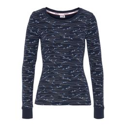 Kangaroos Shirt Damen Gr&ouml;&szlig;e L marine / wei&szlig;