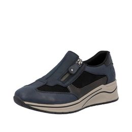 Rieker Slip On 'N9552' Damen Gr&ouml;&szlig;e 42 dunkelblau / graphit / schwarz
