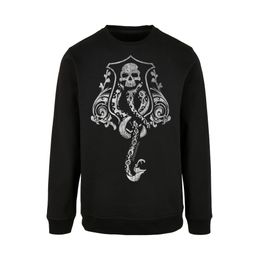 F4NT4STIC Sweatshirt 'Harry Potter Dark Mark Crest' Herren Gr&ouml;&szlig;e M grau / schwarz / offwhite