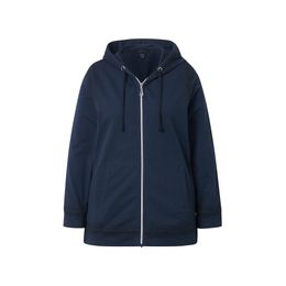 Ulla Popken Sweatjacke Damen Gr&ouml;&szlig;e M/L marine