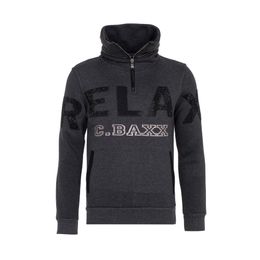 Cipo & Baxx Cipo & Baxx Sweatshirt Herren Gr&ouml;&szlig;e S graumeliert / schwarz