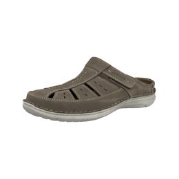 Josef Seibel Pantolette 'Anvers 76' Herren Gr&ouml;&szlig;e 47 taupe