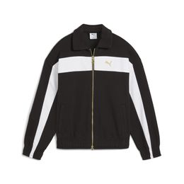 Puma Sportjacke 'T7' Damen Gr&ouml;&szlig;e M gold / schwarz / wei&szlig;