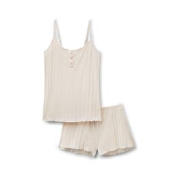 Intimissimi Pajama 'Sweet Pointelle' Damen Gr&ouml;&szlig;e S creme Winterkleid