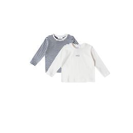 Stellou & Friends Shirt Jungen Gr&ouml;&szlig;e 74/80 navy / naturwei&szlig;