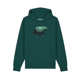 Watapparel Sweatshirt ' Waldb&auml;r ' Herren Gr&ouml;&szlig;e XL petrol / mischfarben