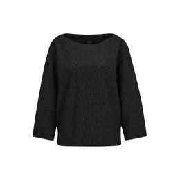 Madeleine Mode Madeleine Sweatshirt Damen Gr&ouml;&szlig;e XXXL schwarz / silber