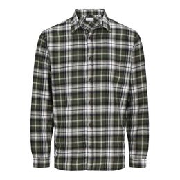 Jack & Jones Jack & Jones Hemd Herren Gr&ouml;&szlig;e M gr&uuml;n / schwarz / wei&szlig;