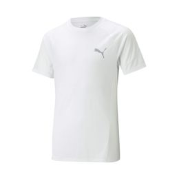 Puma Funktionsshirt 'Evostripe' Jungen Gr&ouml;&szlig;e 176 silbergrau / offwhite