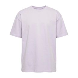 Teeshoppen T-Shirt Herren Gr&ouml;&szlig;e 4XL pastelllila